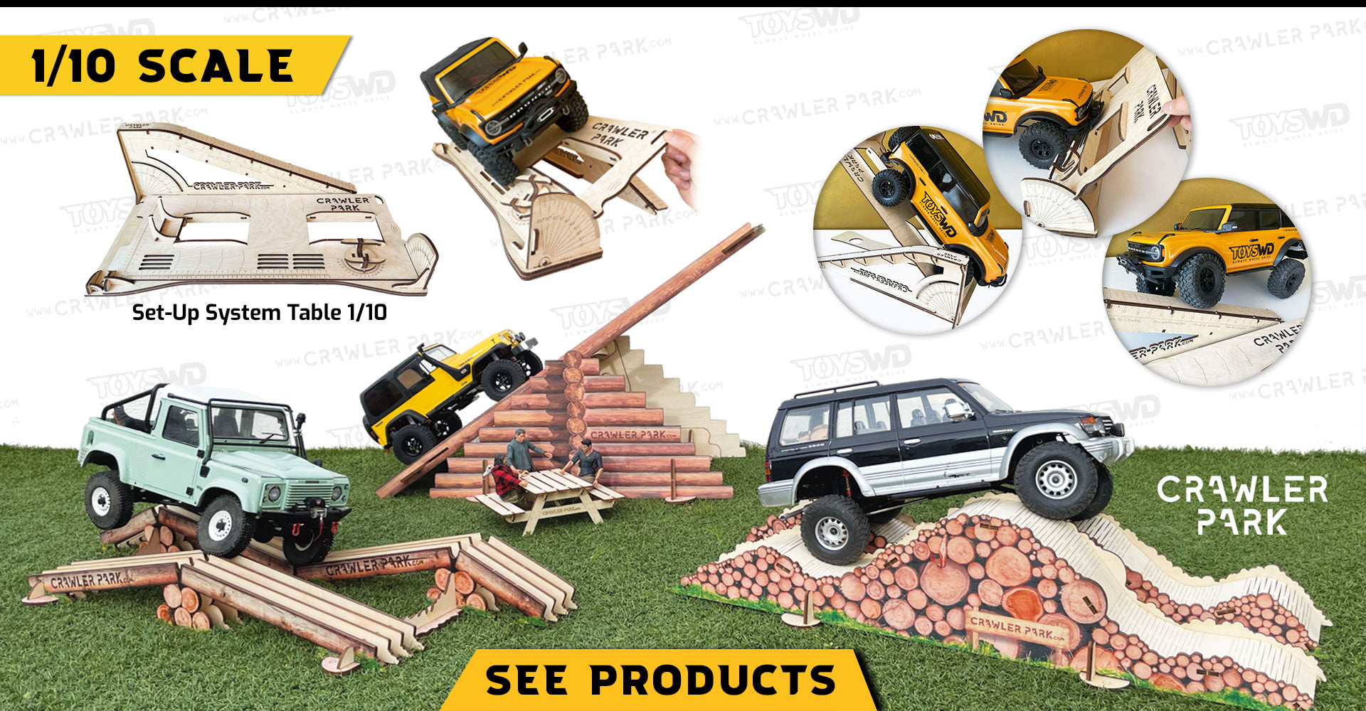 1/10 scale RC Crawler Obstacles – Crawler Park US